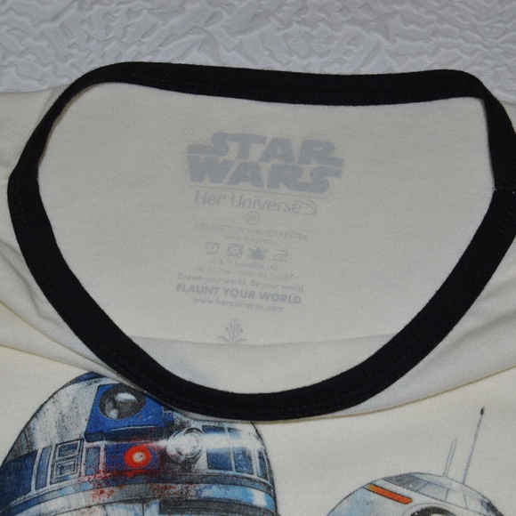 Star Wars | Tops | Star Wars R2 D2 And Bb8 Top | Poshmark